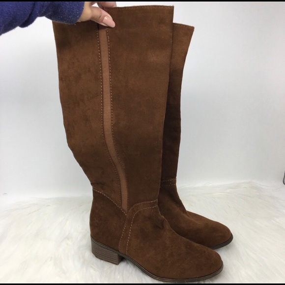 Universal Thread | Shoes | Universal Thread Brielle Brown Tall Riding ...